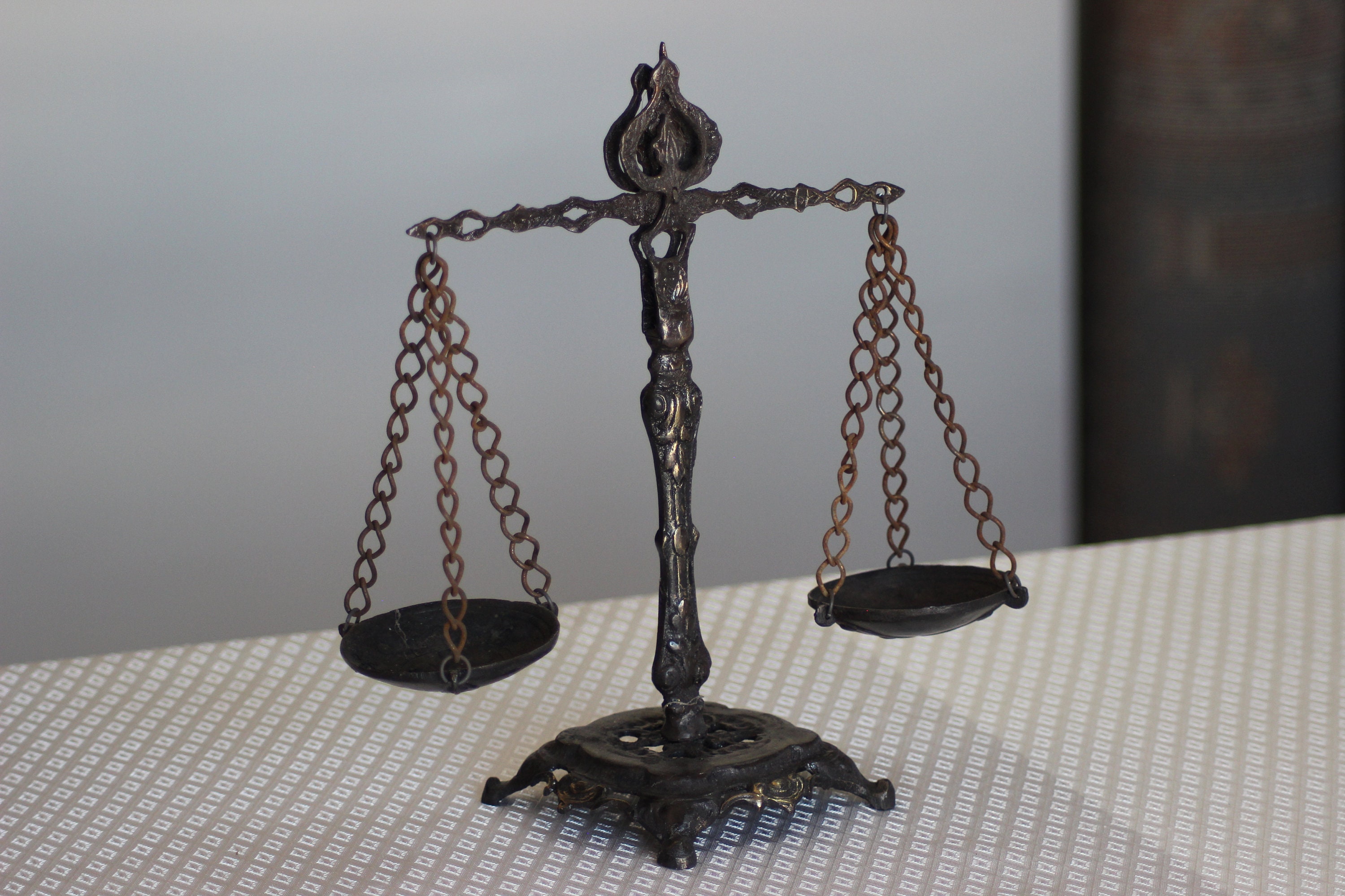 11.8x10.2x4 Scales of Justice Brass Cast Law Office - Etsy