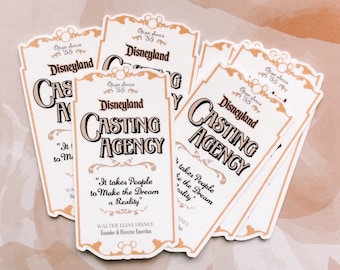 Cast Member Sticker - Etsy