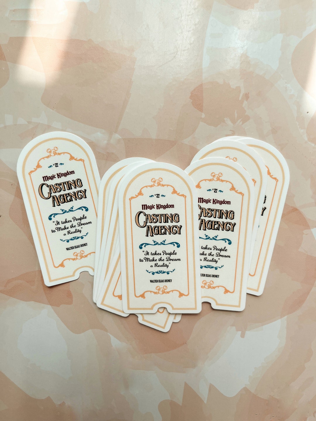 Magic Kingdom Custom Casting Agency Door Sticker - Stickers - Boho ...
