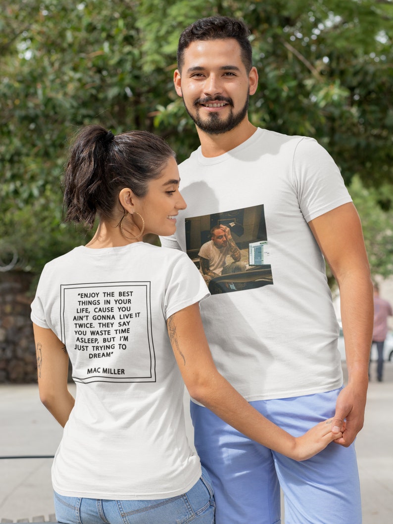 Custom T-shirt- Custom Front and Back T-shirt- Picture in the Front and ...
