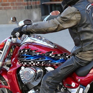 3D Checkered Flag Bike Vinyl, Sports Stickers ,dirt Bike Stickers ...