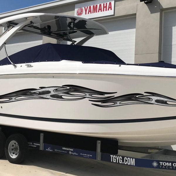 Large Boat Graphics Decal - Etsy