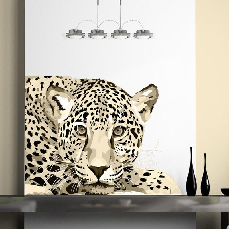 Leopard Wall Decal - Etsy
