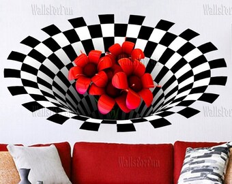 3d Illusion Decal | Etsy