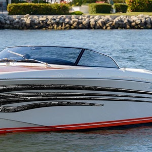 Racing Stripes Sticker Boat, Tribal Street Racing Graphic, Tribal Boat ...