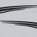 Tribal Racing Stripes Boat Sticker, 3D Tribal Boat Vinyl Design, Tribal ...