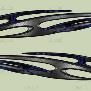 Tribal Racing Stripes Truck Graphics, 3D Racing Stripes Truck Wrap ...