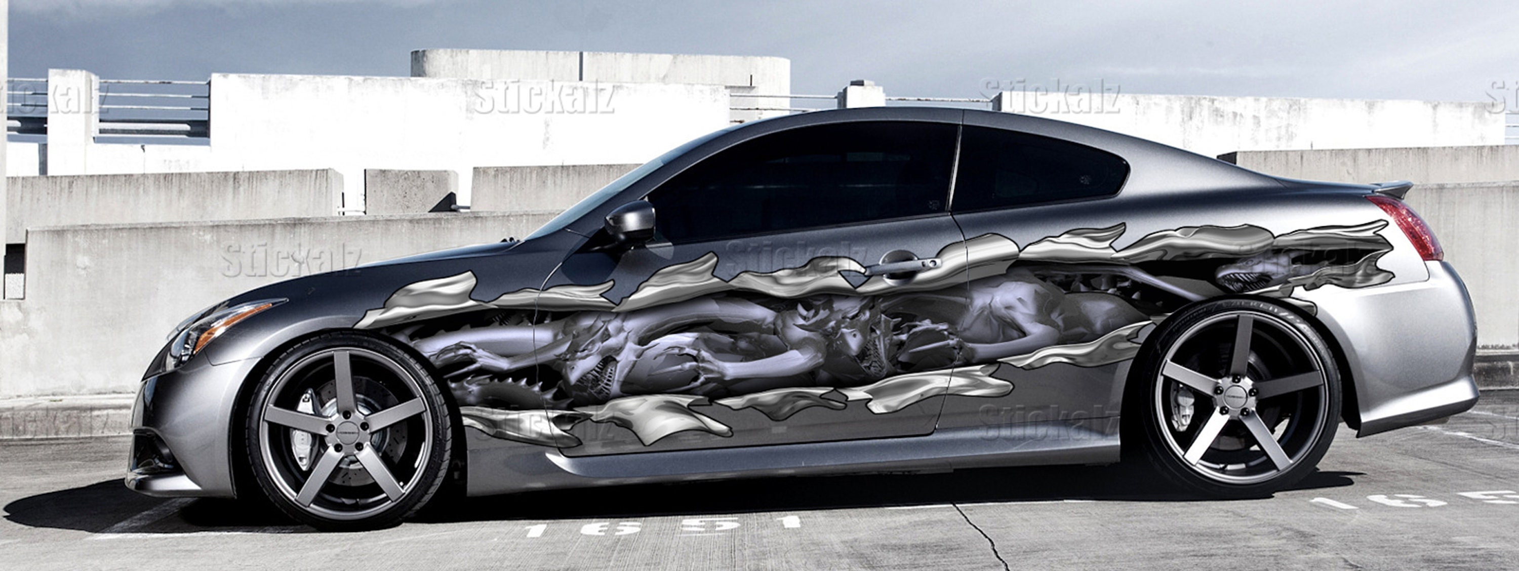 Dragons Decal Full Color Car Side Graphics Vinyl Sticker | Etsy