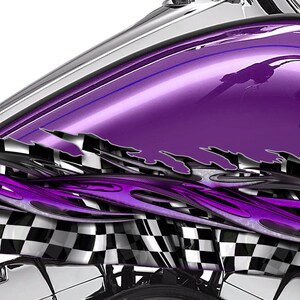 Checkered Flag Motorcycle Decals: 3D Racing Bike Vinyl Wrap - Etsy