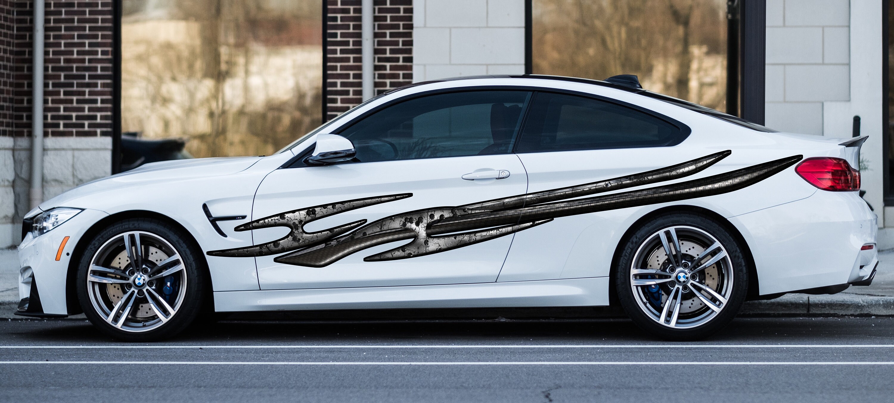 3D Tribal Car Side Wrap Full Color Car Vinyl Design Tribal - Etsy