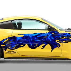 Dragons Decal, Full Color Car Side Graphics, Vinyl Sticker Dragons, Car ...