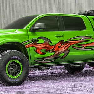 Tribal Truck Wrap, Tribal Truck Vinyl Side Graphics, Tribal Car Sticker ...