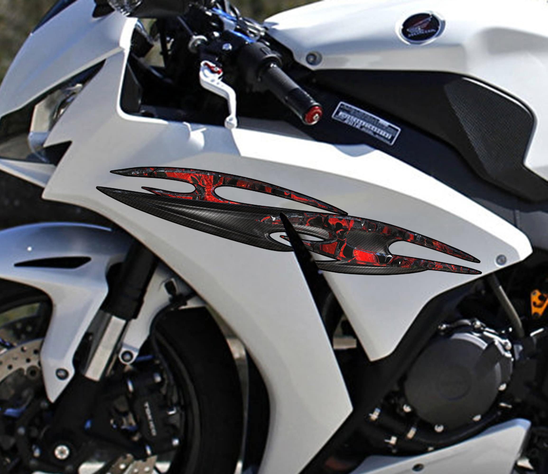 Tribal Motorcycle Graphics: Full Color Vinyl Bike Decal Wrap - Etsy