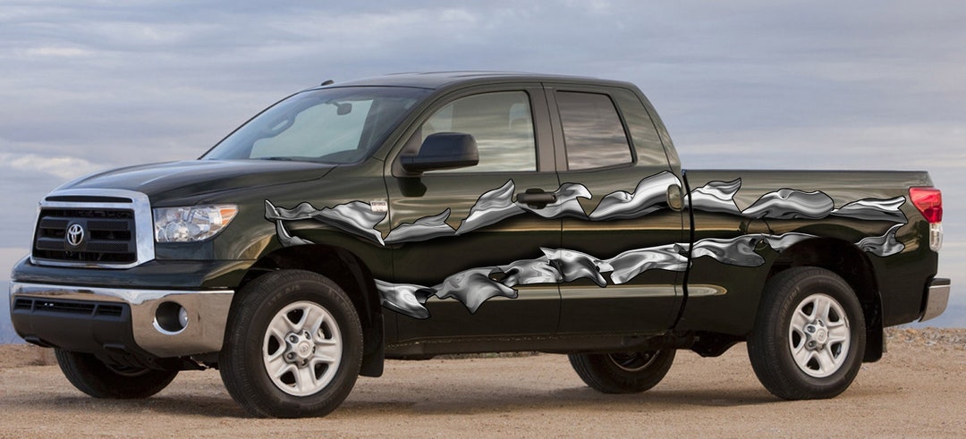 Ripped Metal Car Decal, Ripped Metal Full Color Car Vinyl Design, Car ...