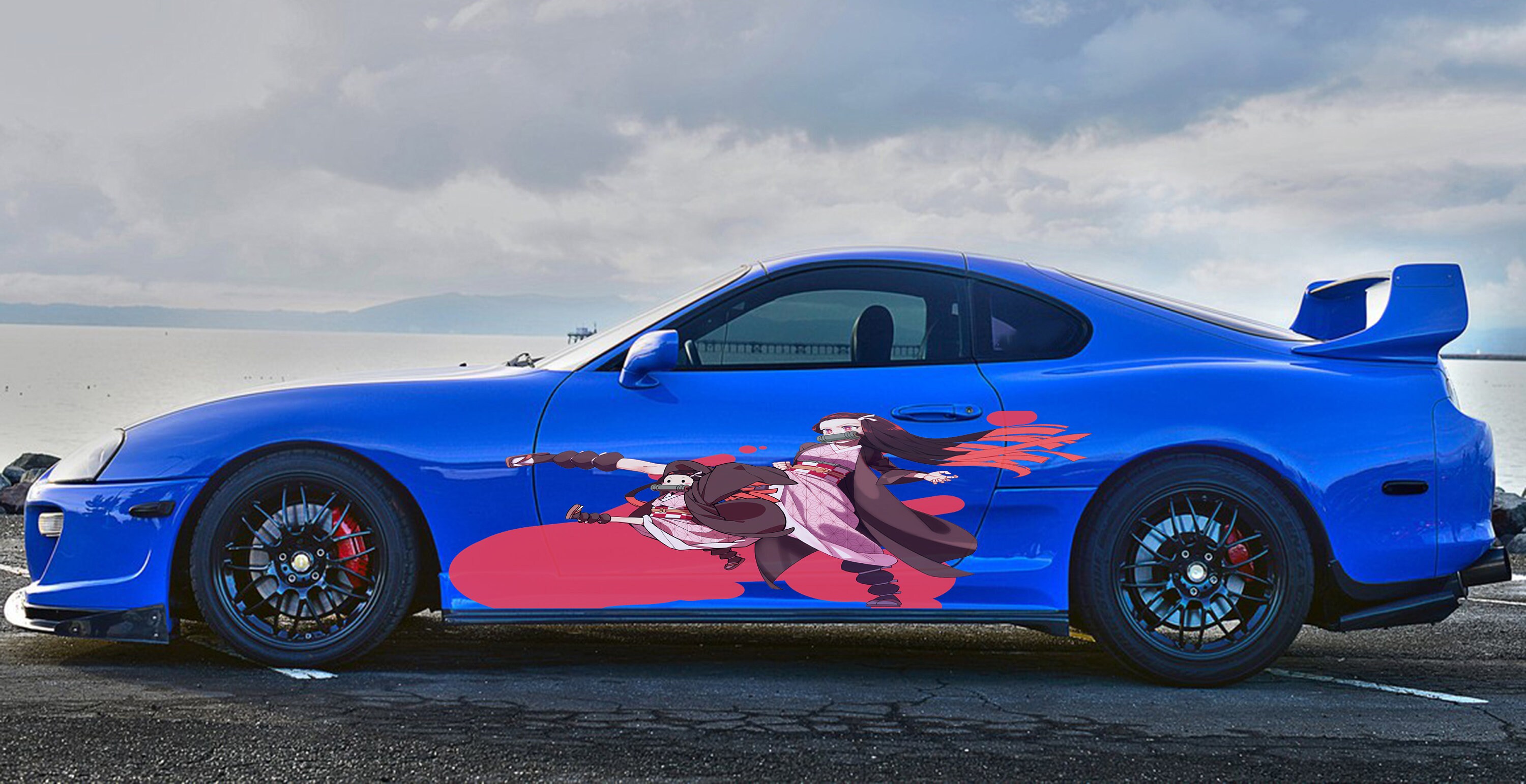 Anime Girl Car Side Vinyl Graphics, Manga Decal - Etsy