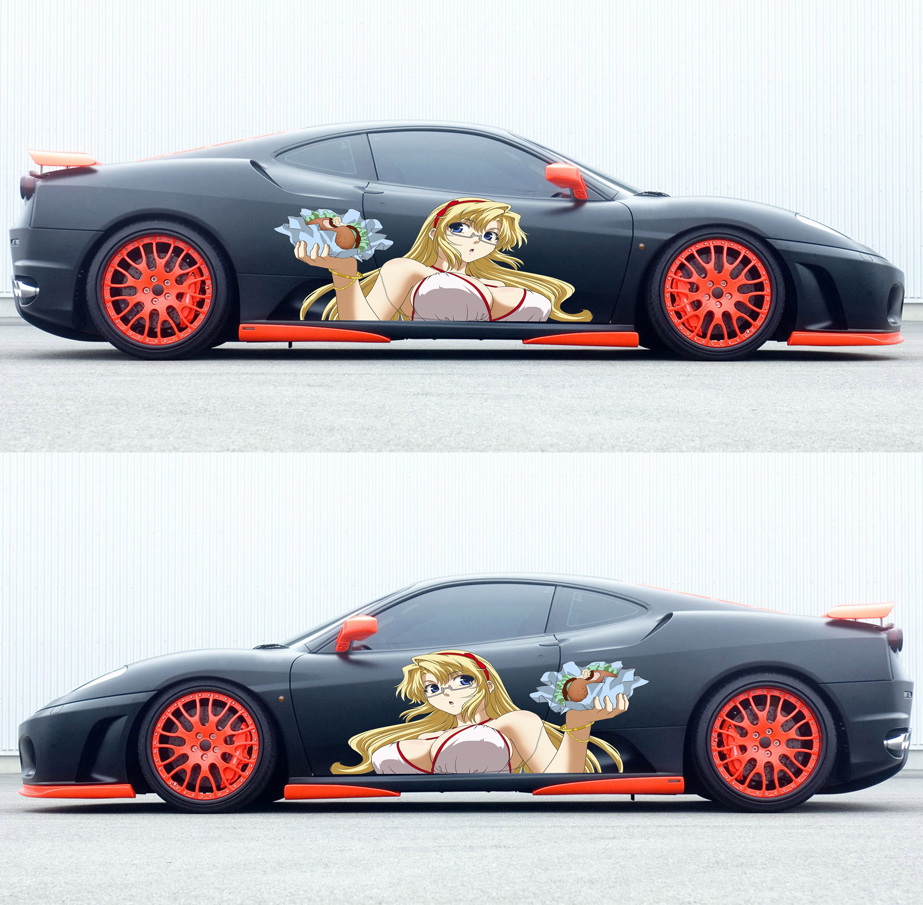 Japanese Livery Large Car Livery Manga Decal Large Vehicle - Etsy