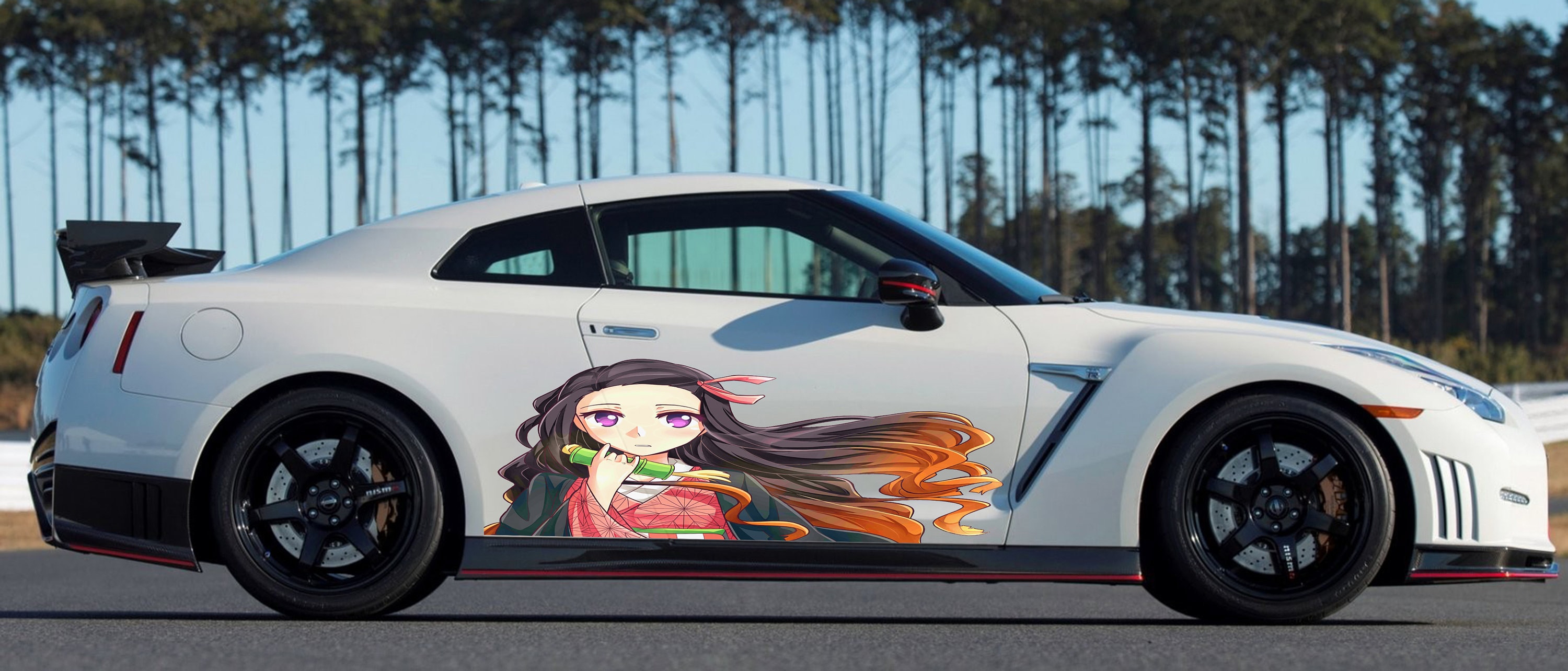 Anime Girl Car Side Graphics: Japanese Manga Vinyl Decal - Etsy