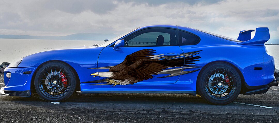 3D Tribal Car Wrap Vinyl, Patriotic Car Graphics Decal, American Pride ...