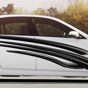 Tribal Car Graphics, 3D Tribal Racing Stripes Vinyl, 3D Tribal Car ...