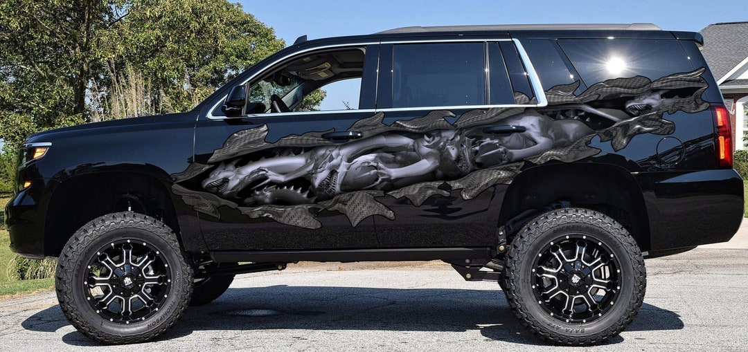 3D Dragons Car Vinyl, Dragons Truck Racing Stripes Graphics, Tribal ...