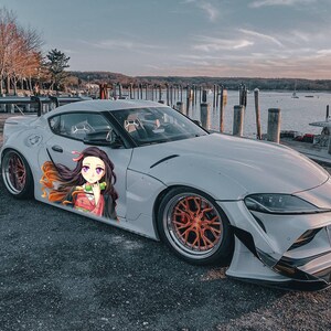 Anime Car Side Graphics Vinyl Car Stickers Decal Japanese Anime Girl ...