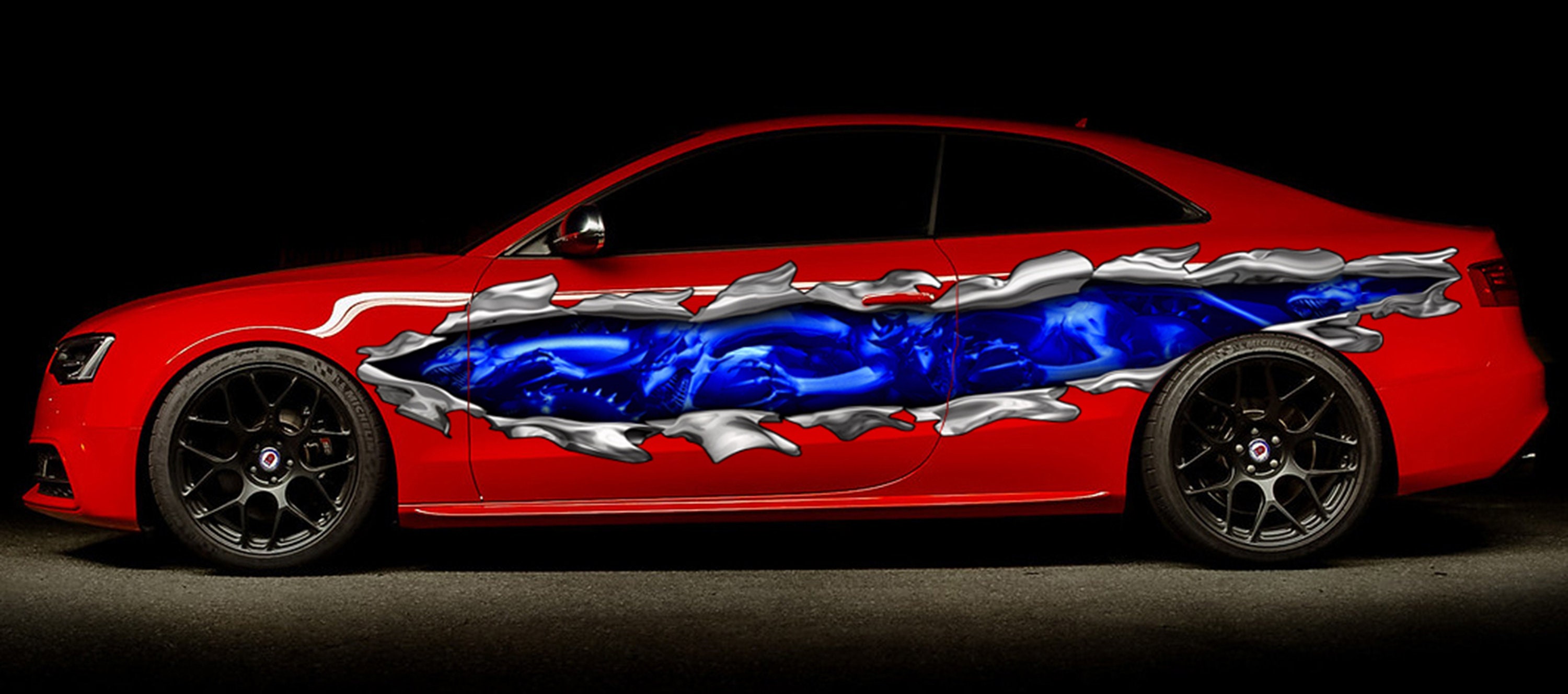 3D Dragons Car Wrap Car Vinyl Full Color Tribal Dragons Car - Etsy