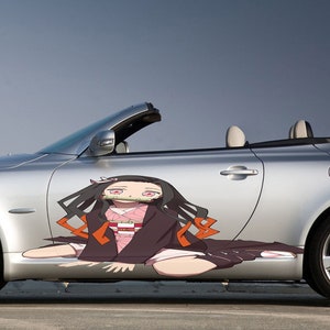 Anime Car Side Graphics Vinyl Car Stickers Decal Japanese Anime Girl ...