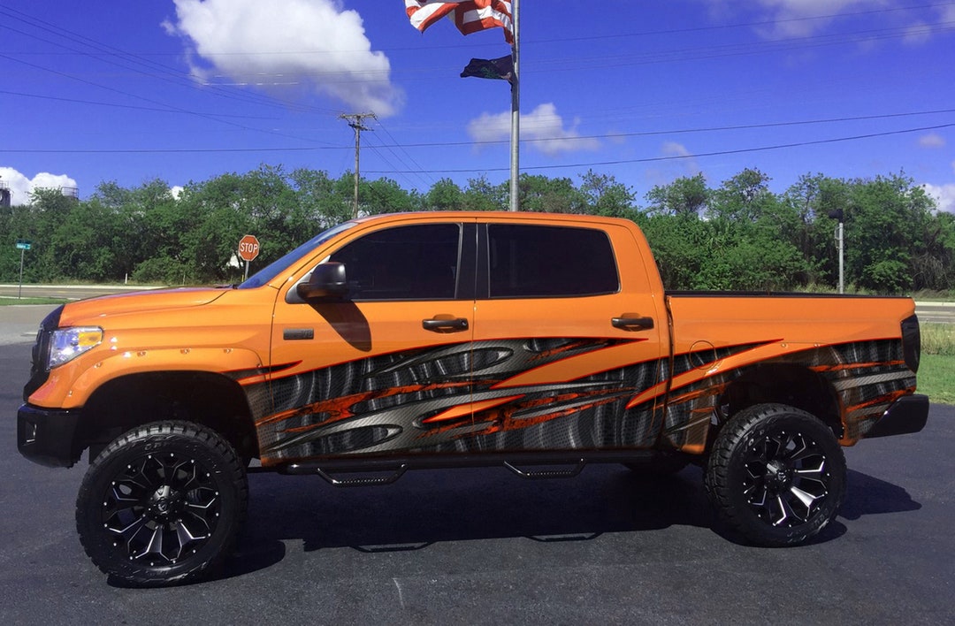 Tribal Decal Full Color Car Side Graphics, Tribal Street Racing Graphic ...