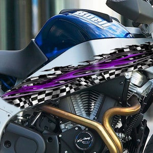 Checkered Flag Motorcycle Decals: 3D Racing Bike Vinyl Wrap - Etsy