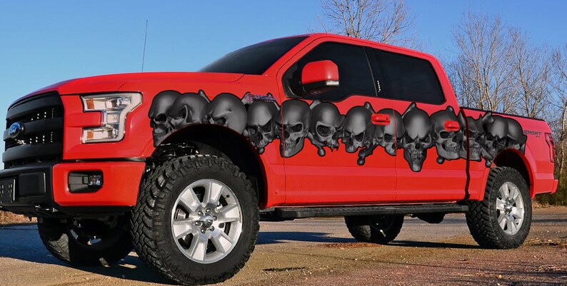 Skull Decal for Car Skulls Car Wrap Vinyl Graphics Car Side - Etsy
