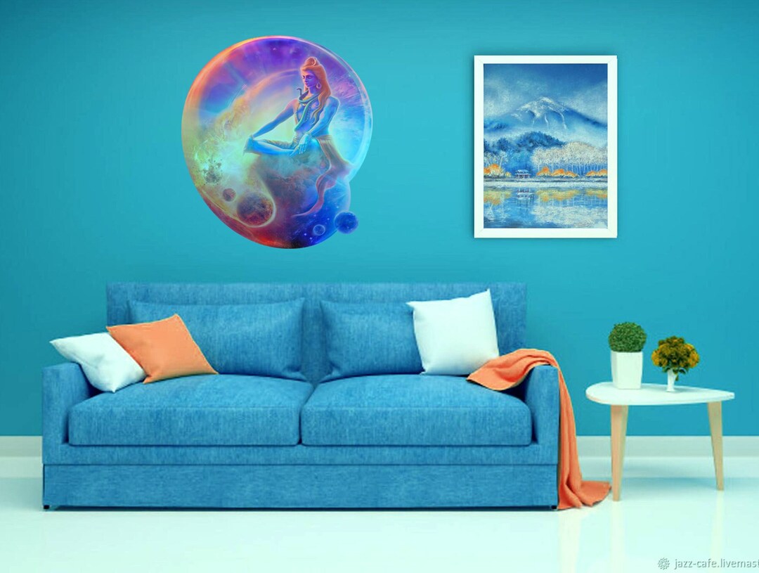 Lord Shiva Sticker, Lord Shiva Mahadev Wall Sticker Shankar Mahesh ...