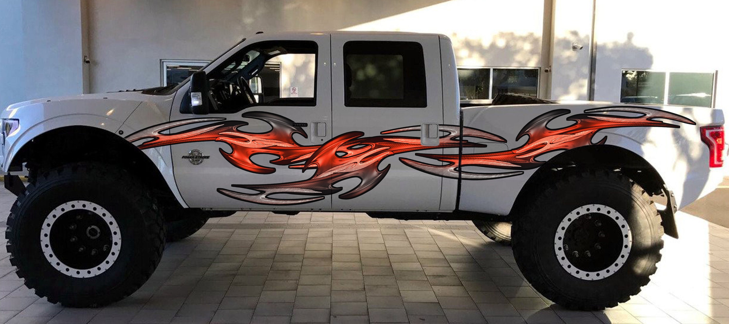 Tribal Truck Wrap Tribal Truck Vinyl Side Graphics Tribal - Etsy