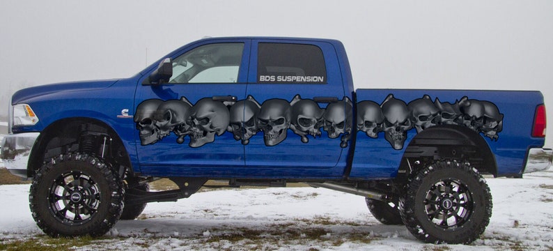 Skull Decal for Car Skulls Car Wrap Vinyl Graphics Car Side - Etsy