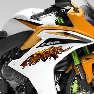 Tribal Dragon Bike Sticker, Tribal Dragon Sport Bike Decal, Tribal ...