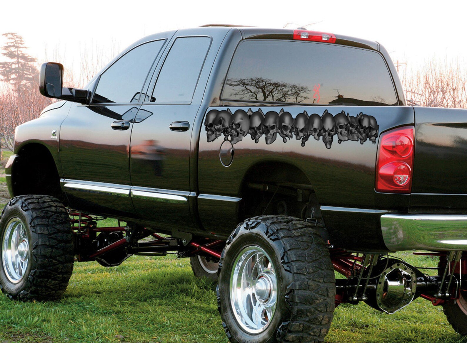 Skull Car Wrap Vinyl Decal, Full Color Auto Graphics - Etsy