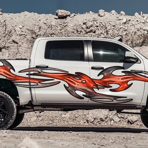 Tribal Truck Wrap, Tribal Truck Vinyl Side Graphics, Tribal Car Sticker ...