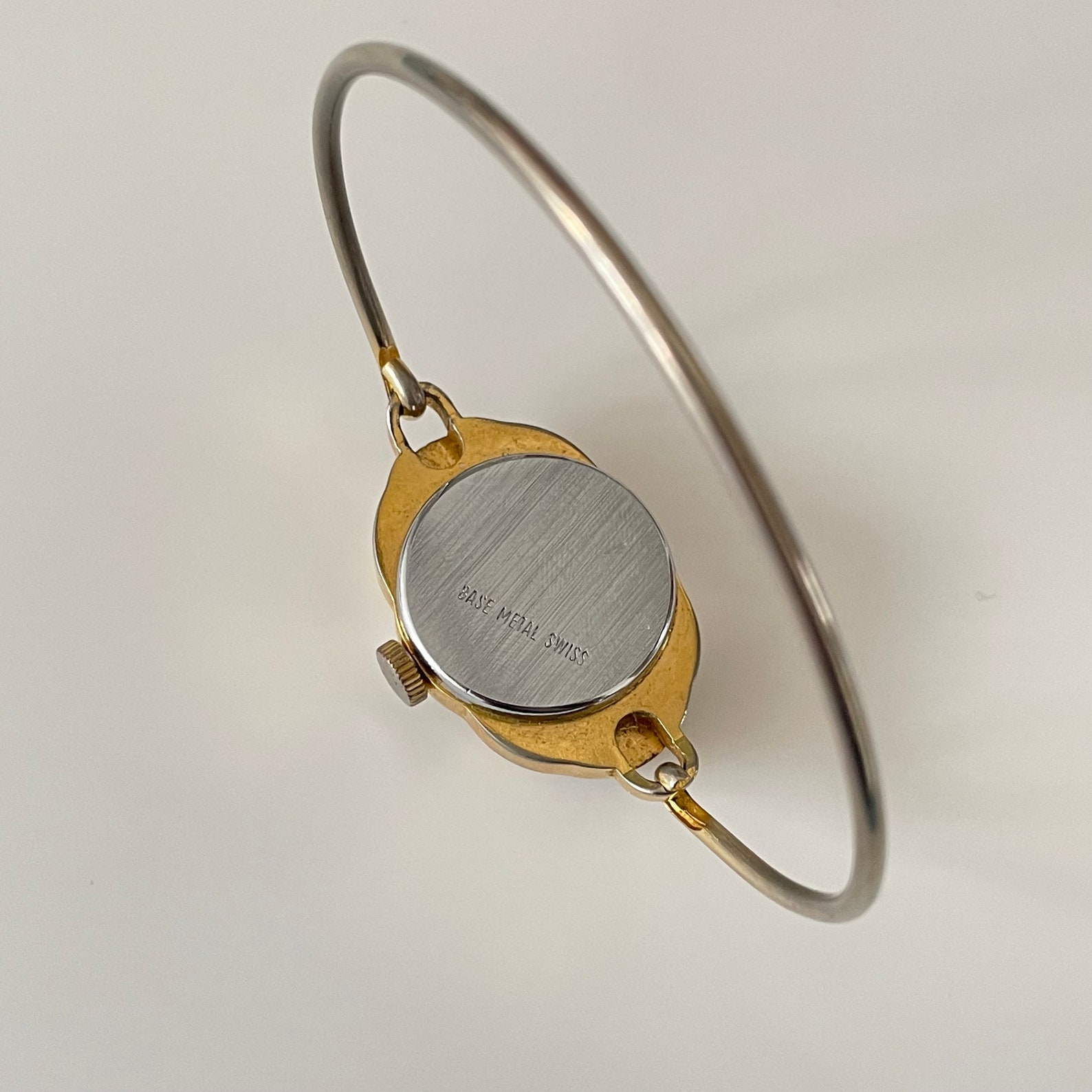 Vintage Ladies Louis Frey Bangle Watch with Oval Dial | Etsy