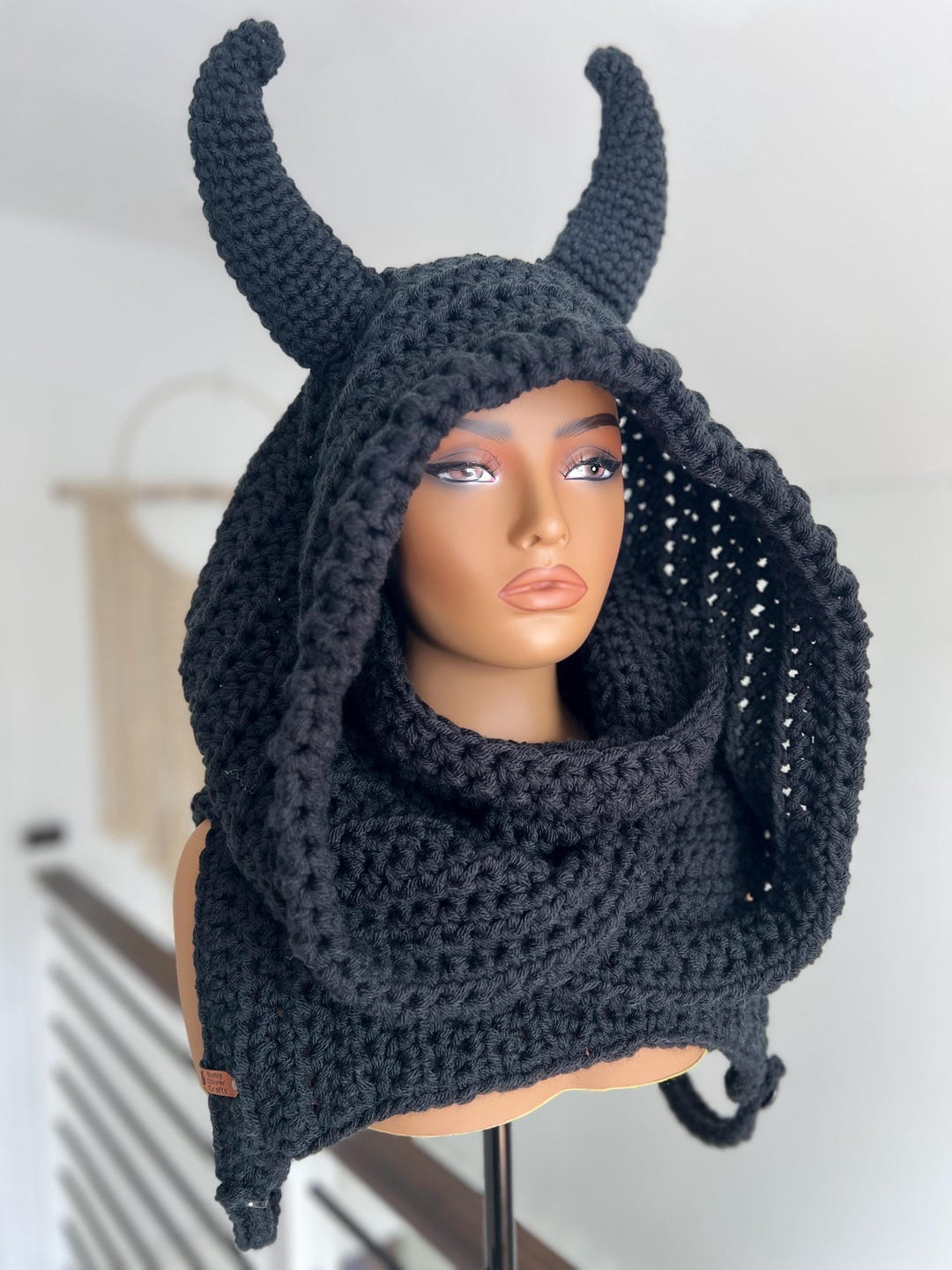 Crochet Matrixx Hood Cowl, Crochet Balaclava, Crochet Hat, Crochet Ski ...