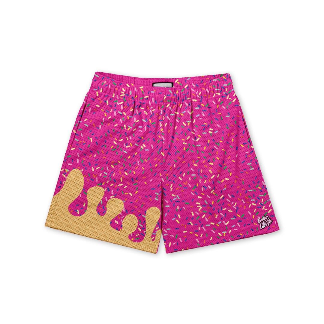 Baseball Ice Cream Drip Shorts , Boys Baseball Gifts, Custom Jersey ...