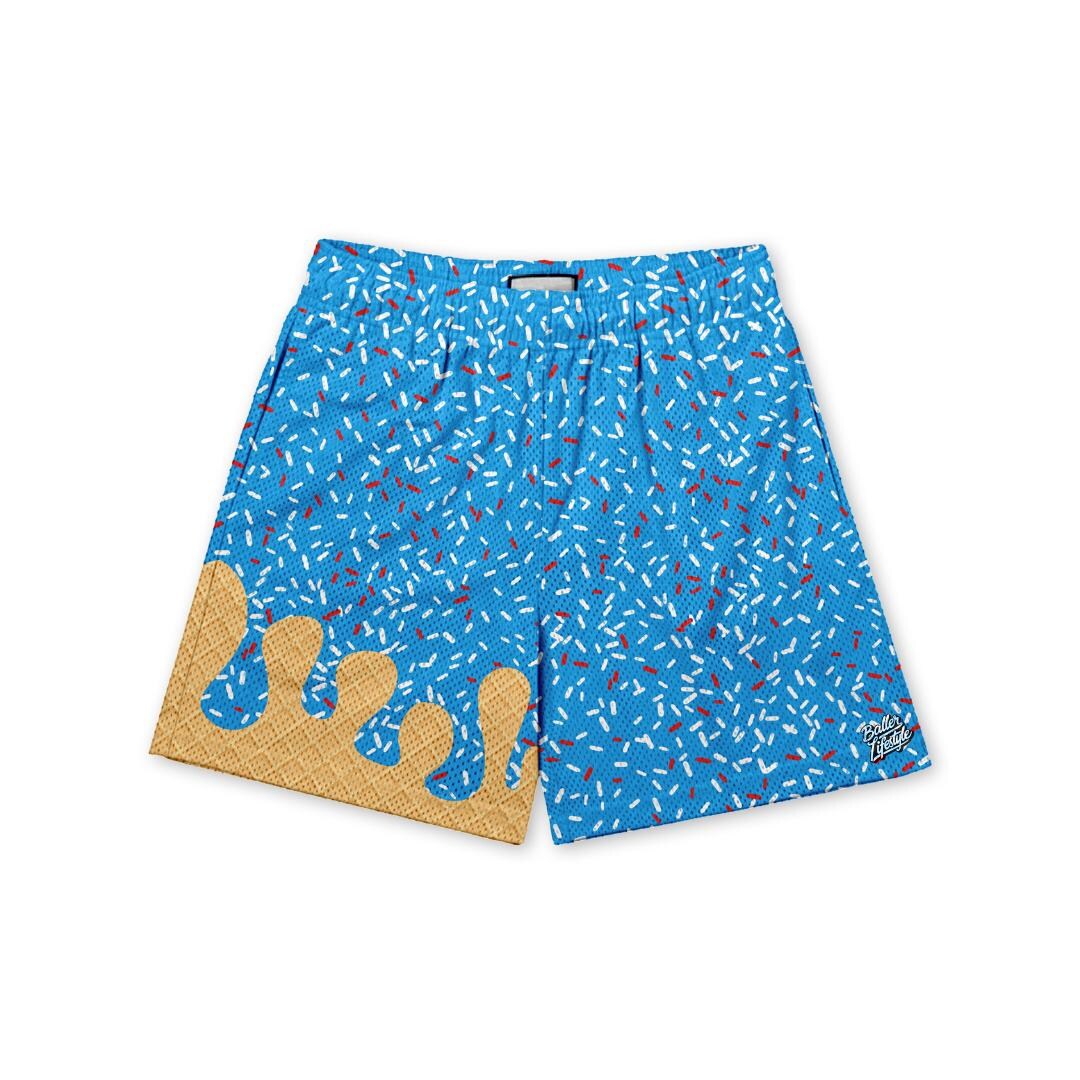 Baseball Ice Cream Drip Shorts , Boys Baseball Gifts, Custom Jersey ...