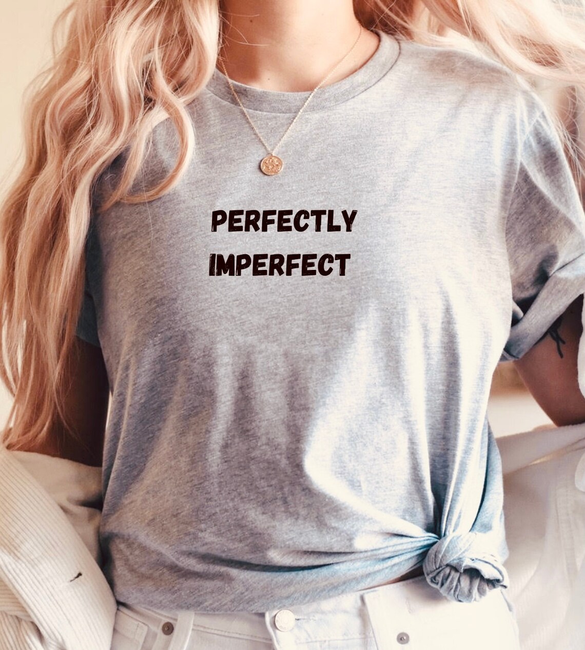 Perfectly Imperfect Tee Body Positive Tshirt Positive Tee - Etsy UK
