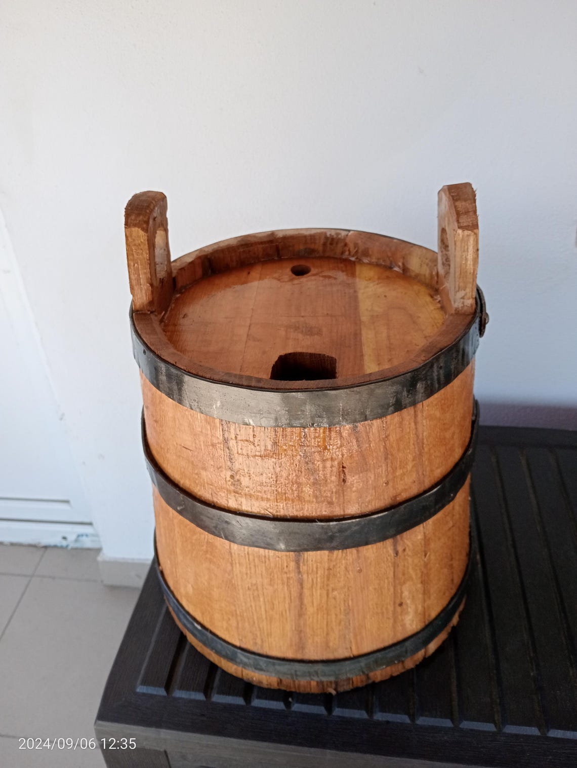 Handcrafted Oak Wood Bota for Distilled Spirits Traditional Alcohol ...