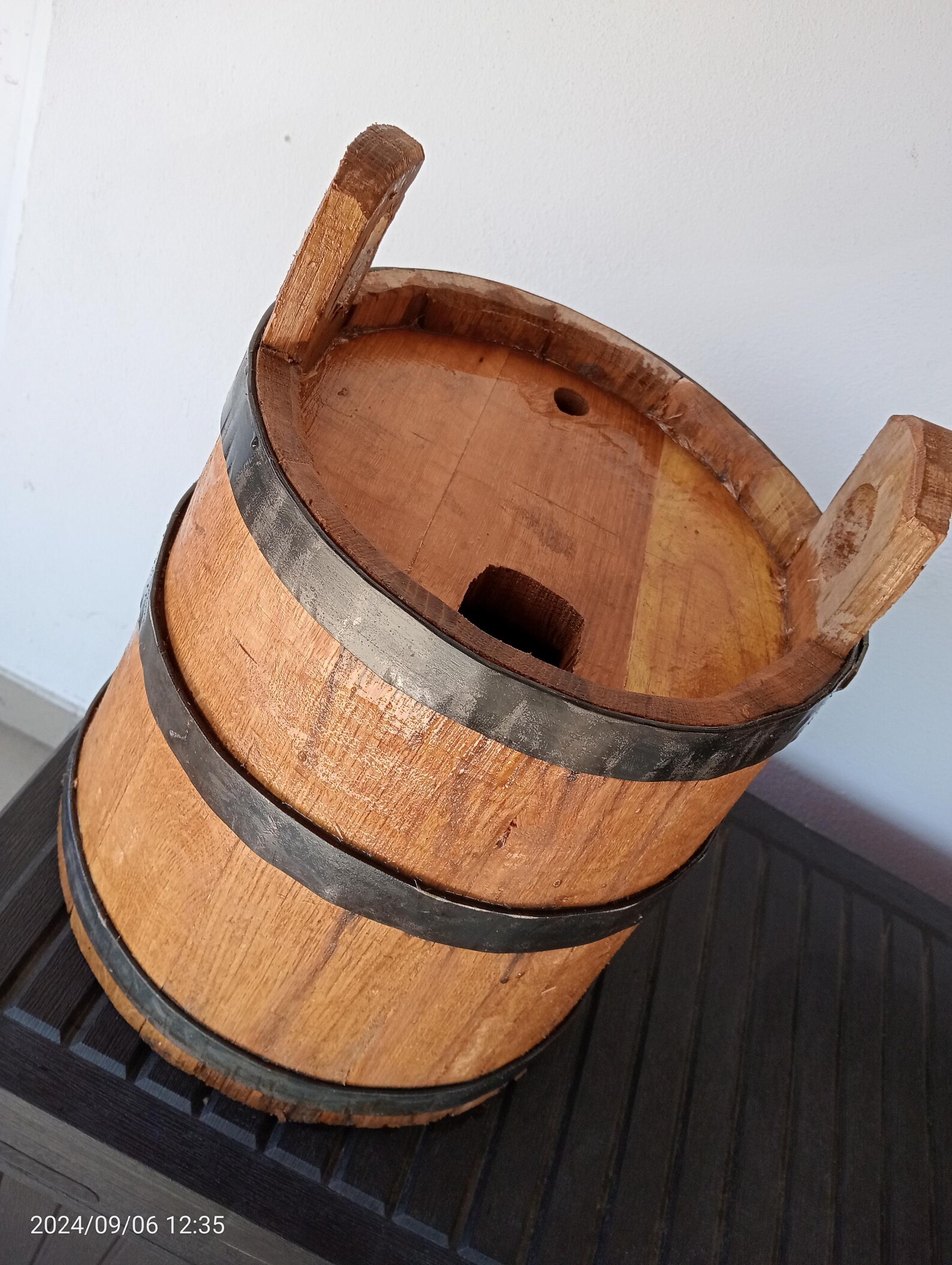 Handcrafted Oak Wood Bota for Distilled Spirits Traditional Alcohol ...