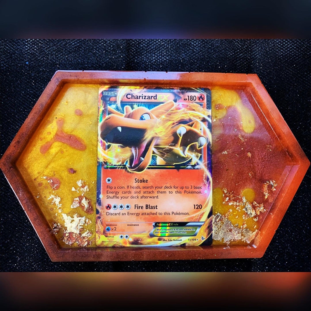 Charizard Ex Resin Tray - Etsy