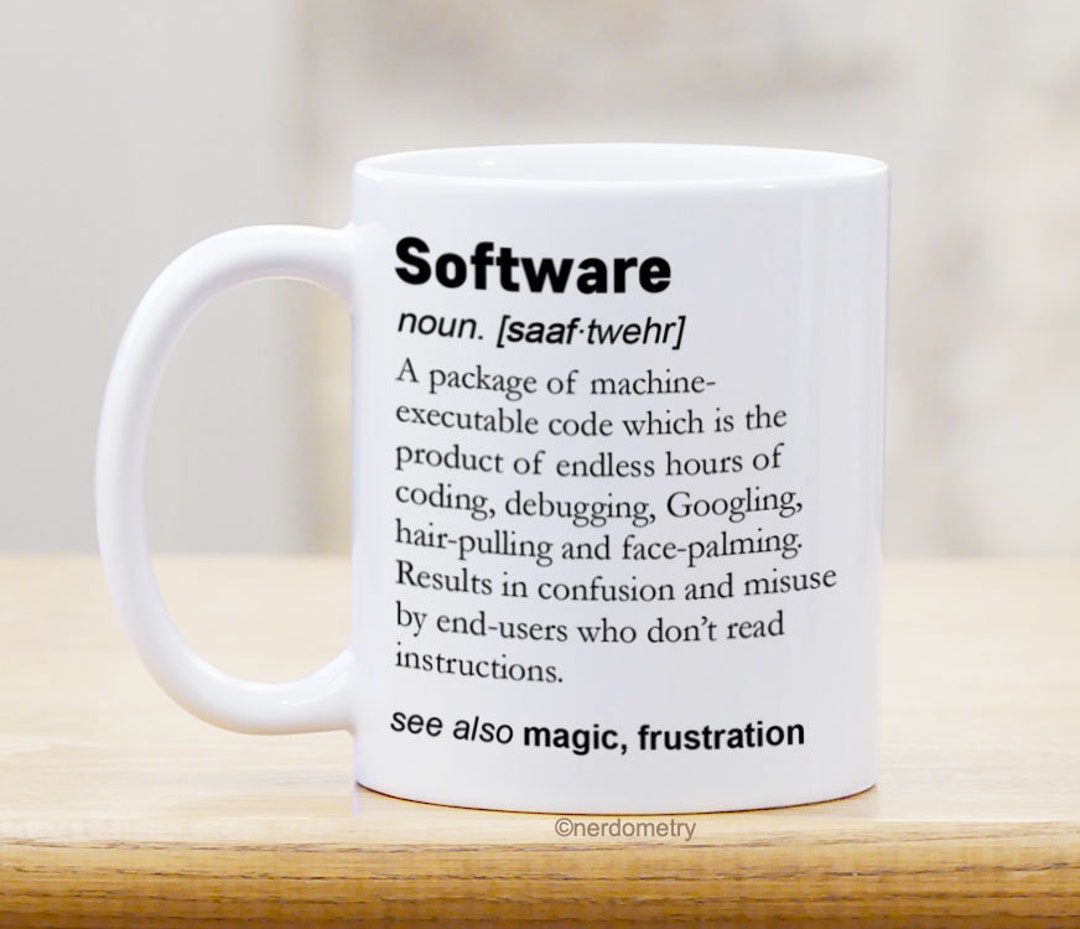 Programmer Software Developer Coffee Mug - Gift for Coder Computer ...