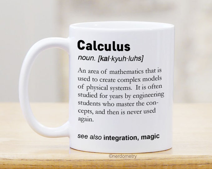 Calculus Student Tears Mug travel Mug Gifts for Mathematician - Etsy