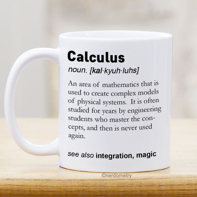 Calculus Mug - Etsy