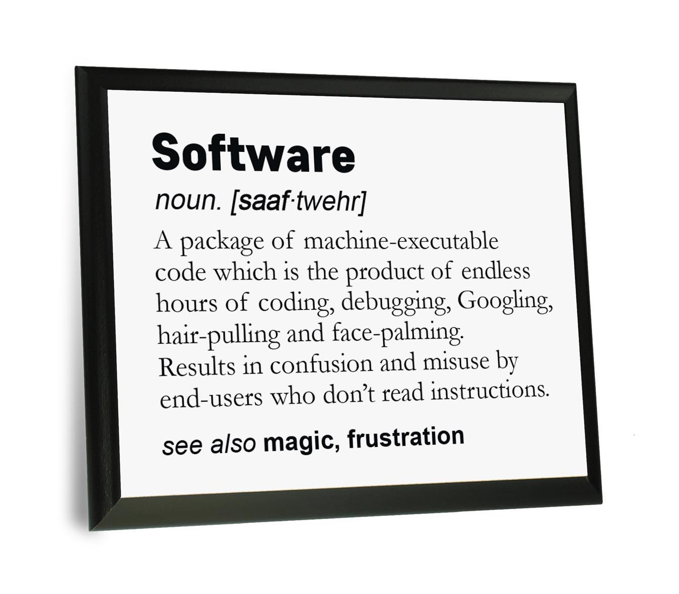 Present for Software Developers Computer Programmer Prayer Plaque ...