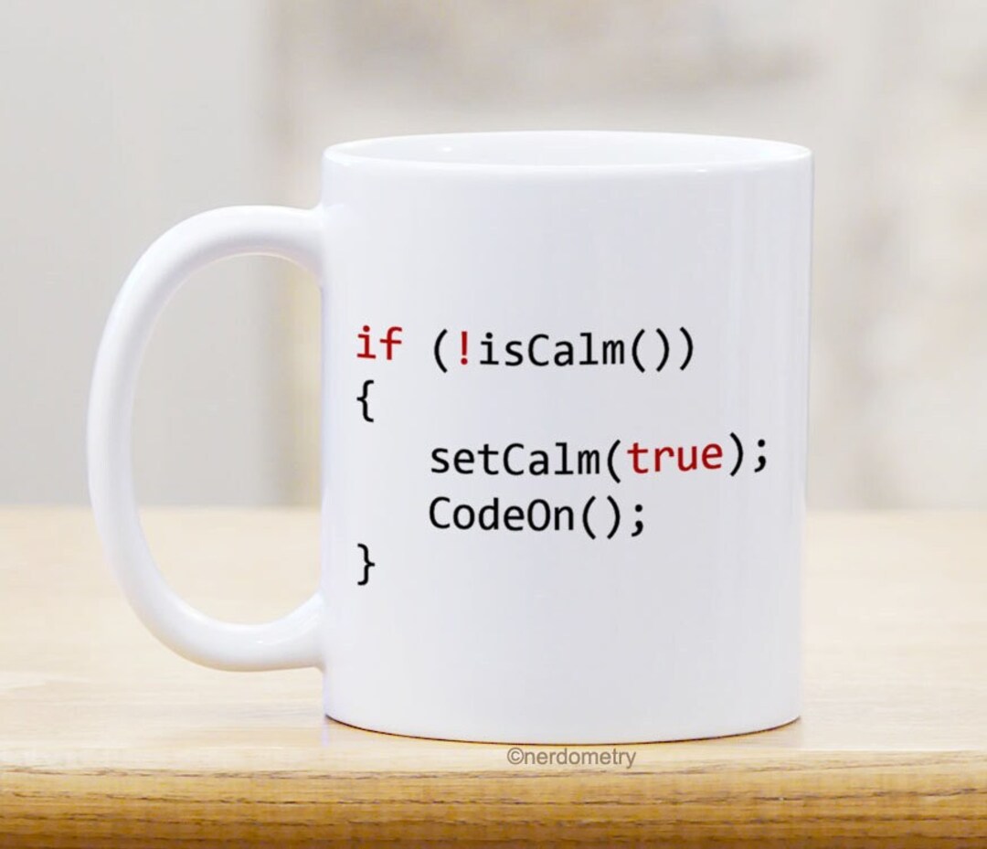Programmers Coffee Mug Keep Calm and Code on Gift for Software ...