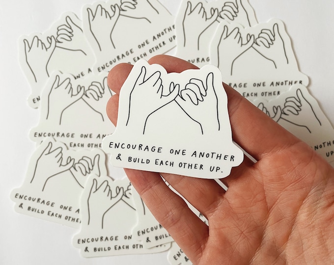 Encourage One Another Sticker Faith Stickers Christian - Etsy